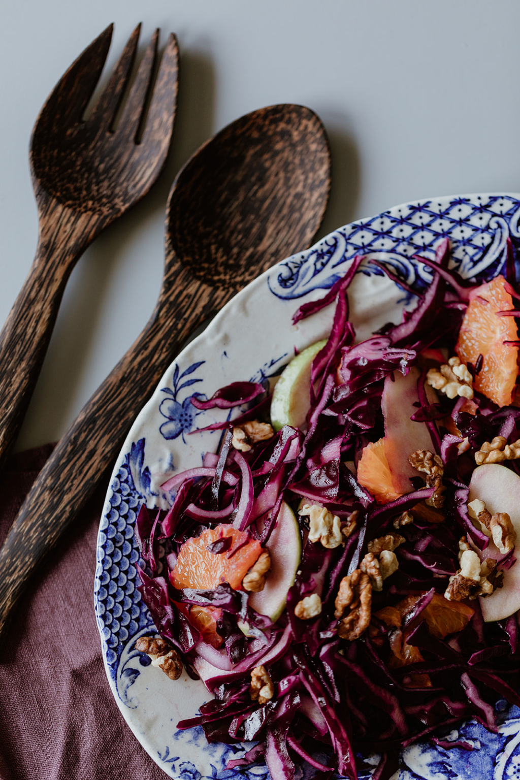 Crunchy red cabbage salad : the perfect festive side dish! - Shetland ...